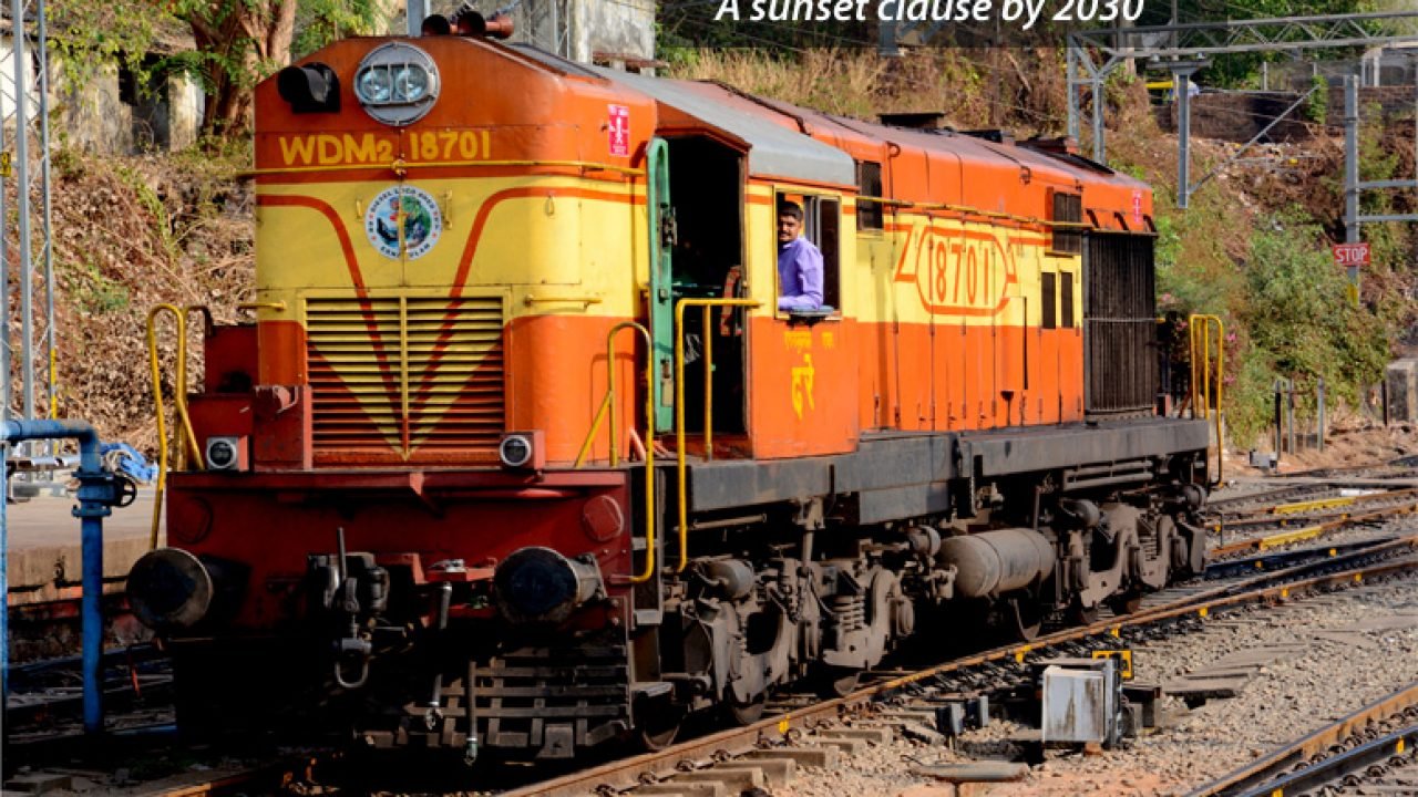 Indian Diesel Engine Train